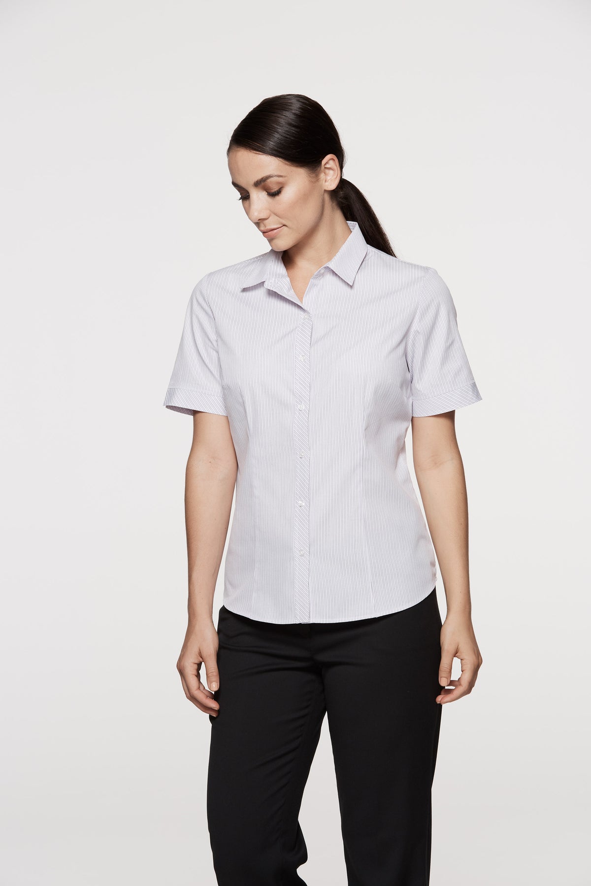 BAYVIEW LADY SHIRT SHORT SLEEVE RUNOUT - 2906S — Aussie Pacific Online