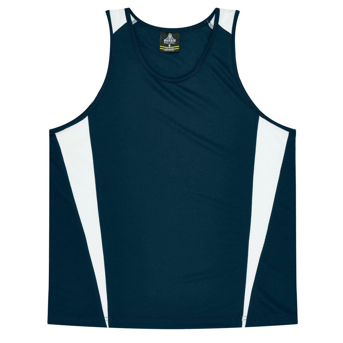 EUREKA KIDS SINGLETS - NAVY/WHITE — Aussie Pacific